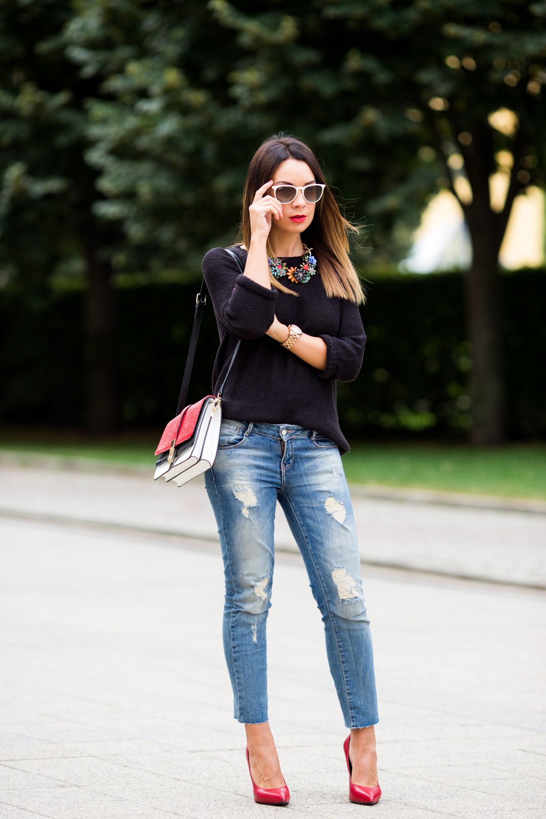 30 Fashionable Combination With Trendy Jeans - World inside pictures