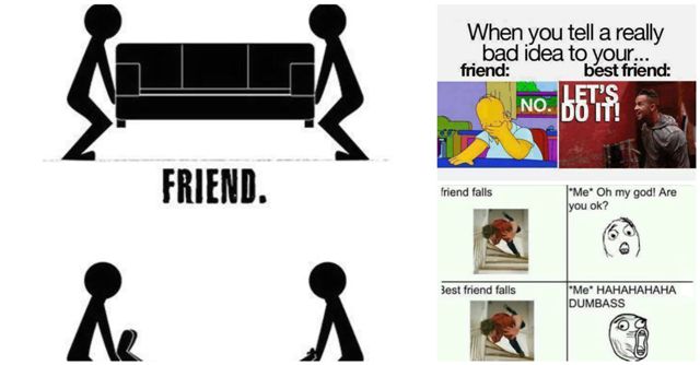 10 Cool Images That Explain The Differences Between Friends And Best ...