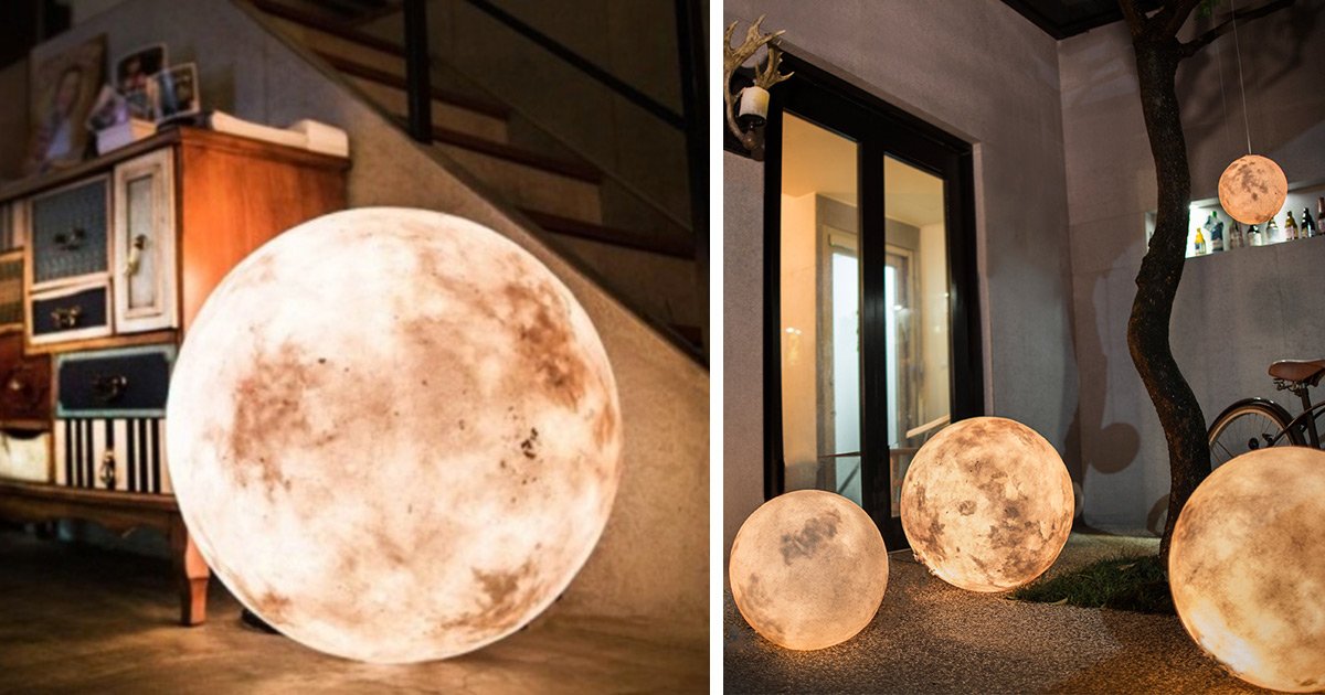 Amazing: This Creative Luna Lamp Brings The Moon Into Your Room - World ...
