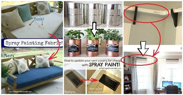 14 Amazingly Cool Spray Paint Ideas That Will Save You A Ton Of Money ...
