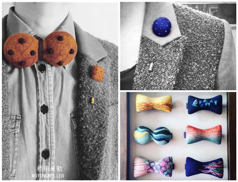 Felted Bow Ties Such We Haven't Seen Before: Saying Amazing Is Not ...