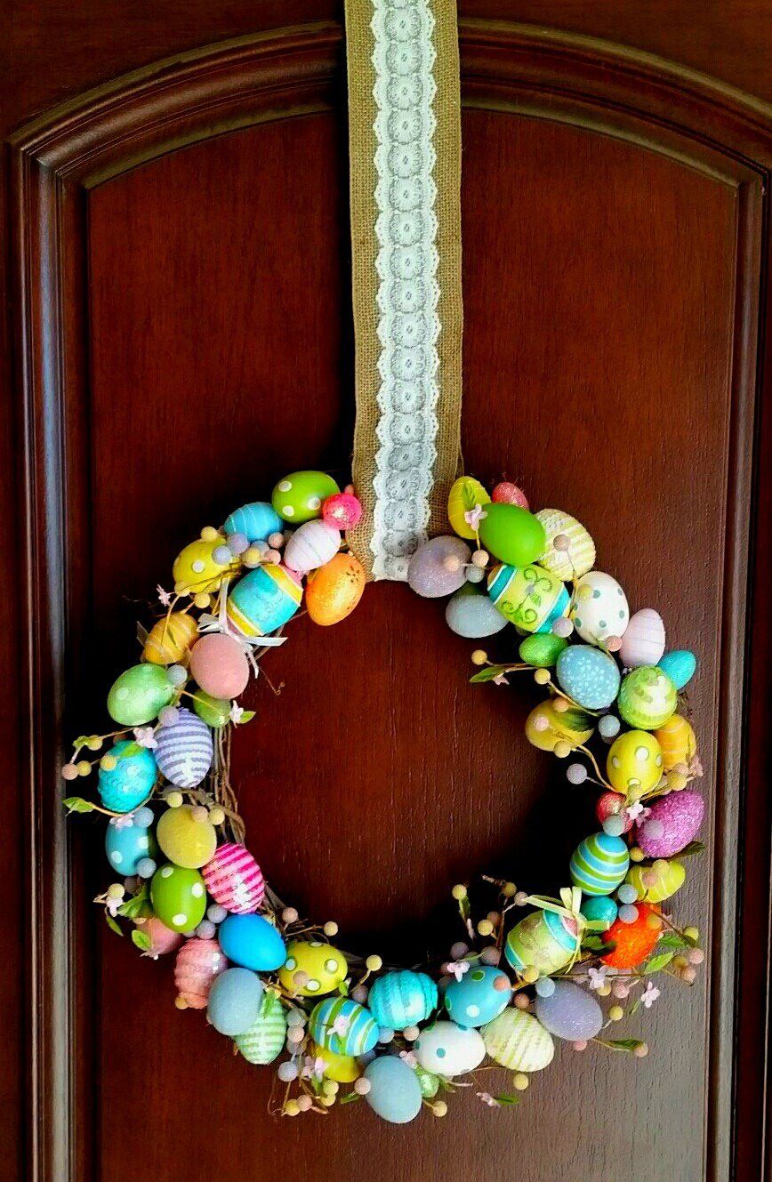 Creative DIY Easter Front Door Wreaths - World inside pictures
