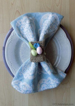 The Most Creative Easter Napkin Rings To DIY - World inside pictures