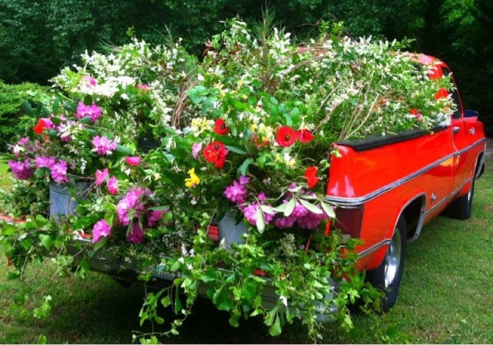 Mini Floral Car Garden Projects To Decorate Your Backyard - World ...