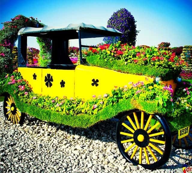 Mini Floral Car Garden Projects To Decorate Your Backyard - World ...