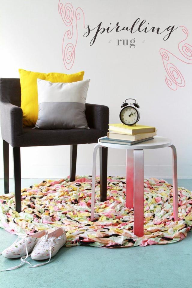 Easy DIY Rugs Tutorial Ideas That You Can Use To Make Your Own Home ...