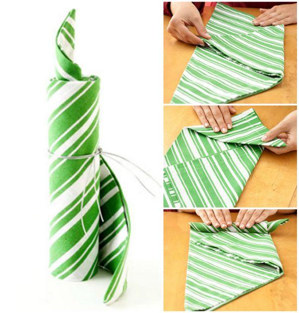 DIY Napkin Folding Tutorials For A Real Christmas Fairy Tale - World ...