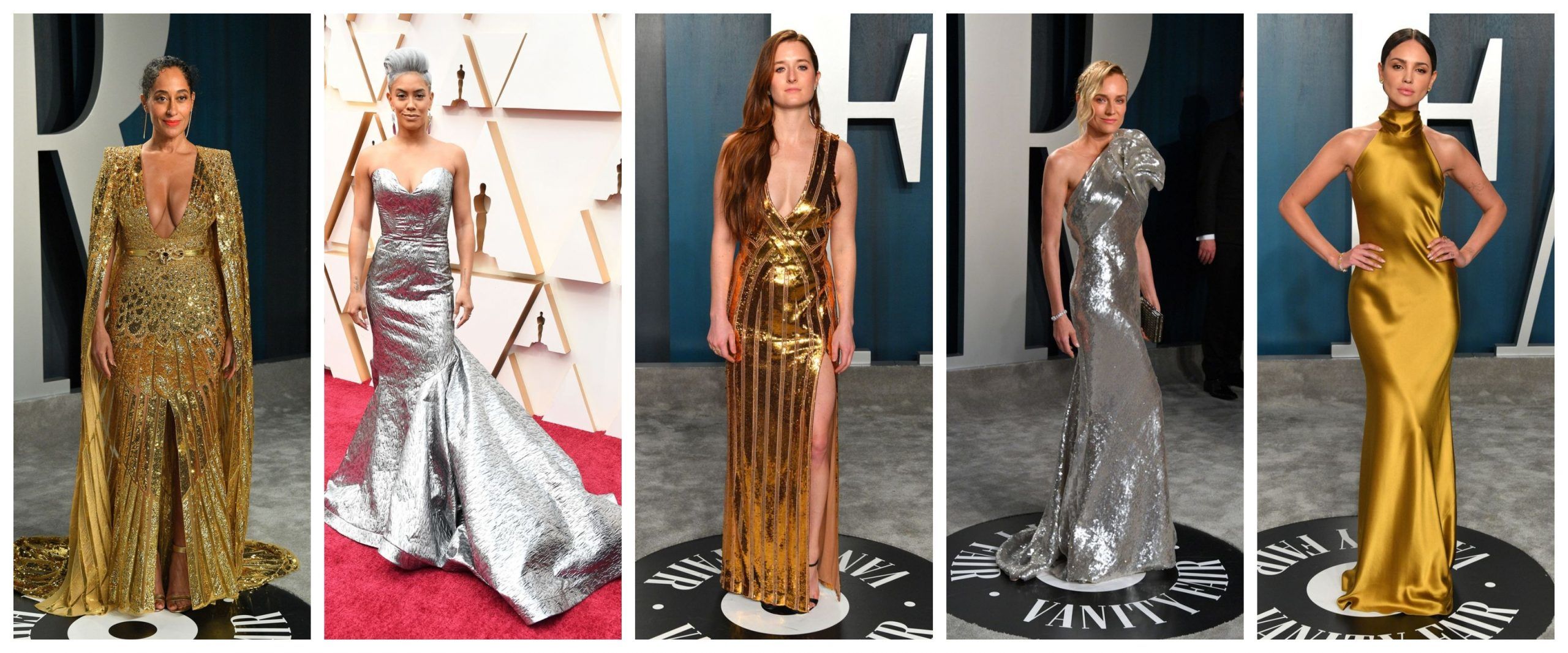How Celebrities Wore One Of The Biggest Fashion Trends- Metallic on the ...