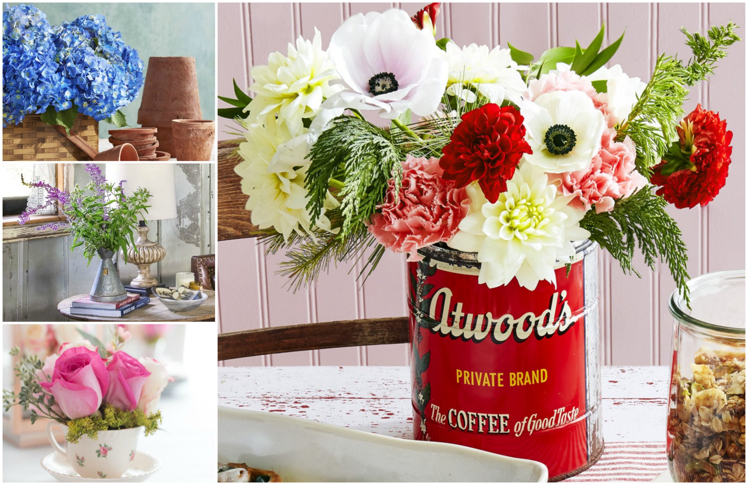 DIY Stunning Flowers Displays From Old Home Items - World inside pictures