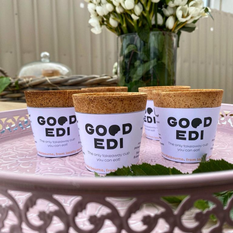 Edible Coffee Cups Made Of Oats And Grains By Good Edi