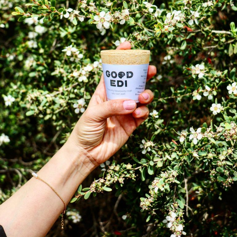 Edible Coffee Cups Made Of Oats And Grains By Good Edi